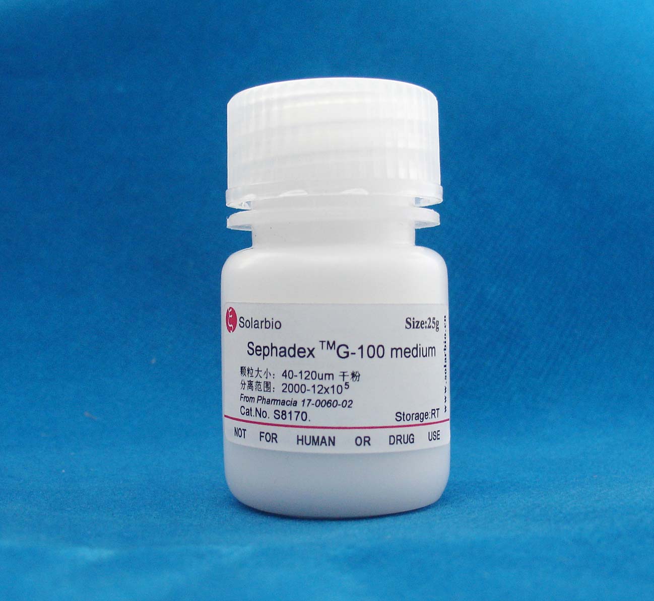 Pharmacia 葡聚糖凝胶G-100；Sephadex G-100 medium价格 品牌：Pharmacia 美国 规格:25g ...